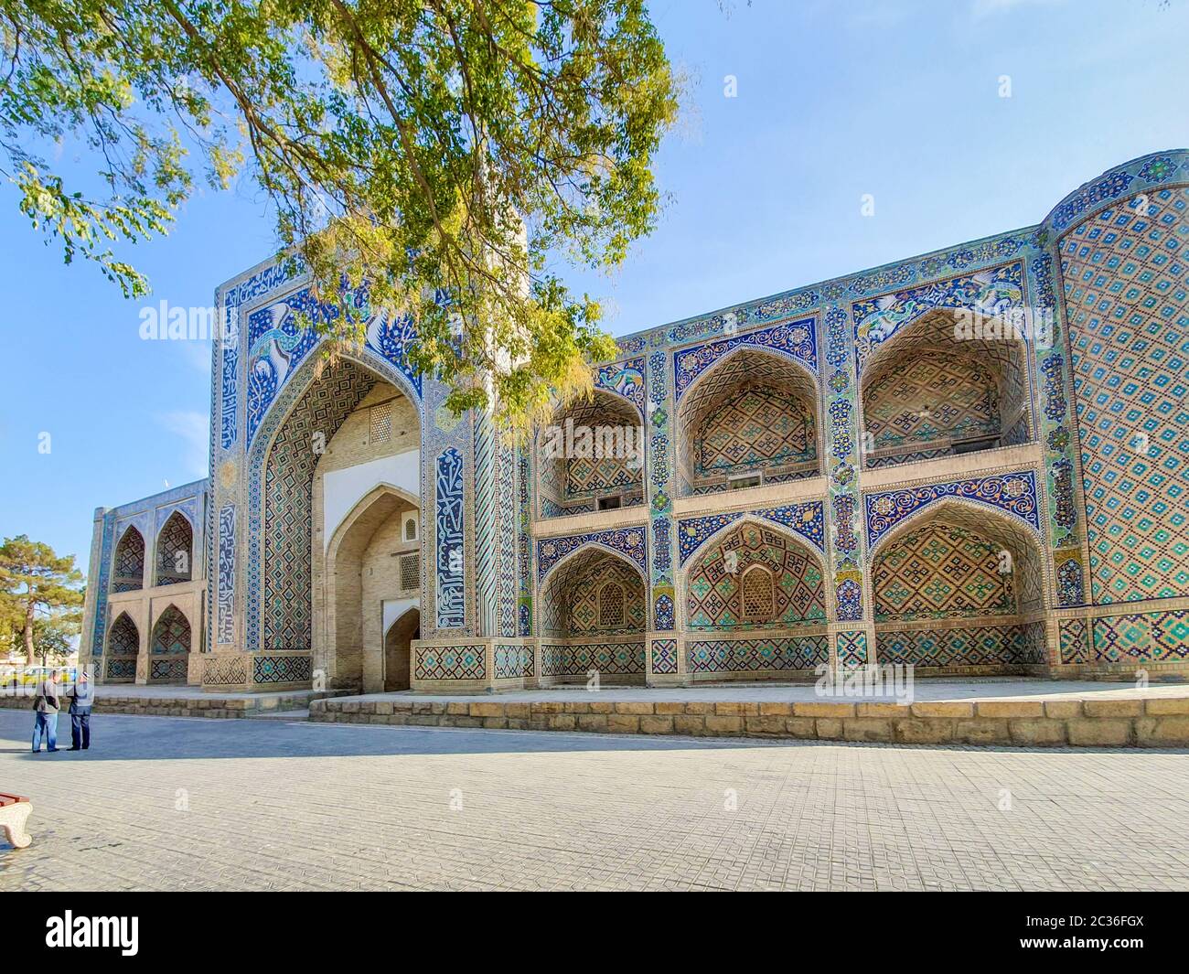 Central Asia. Uzbekistan, Bukhara city Ancient architecture Stock Photo ...