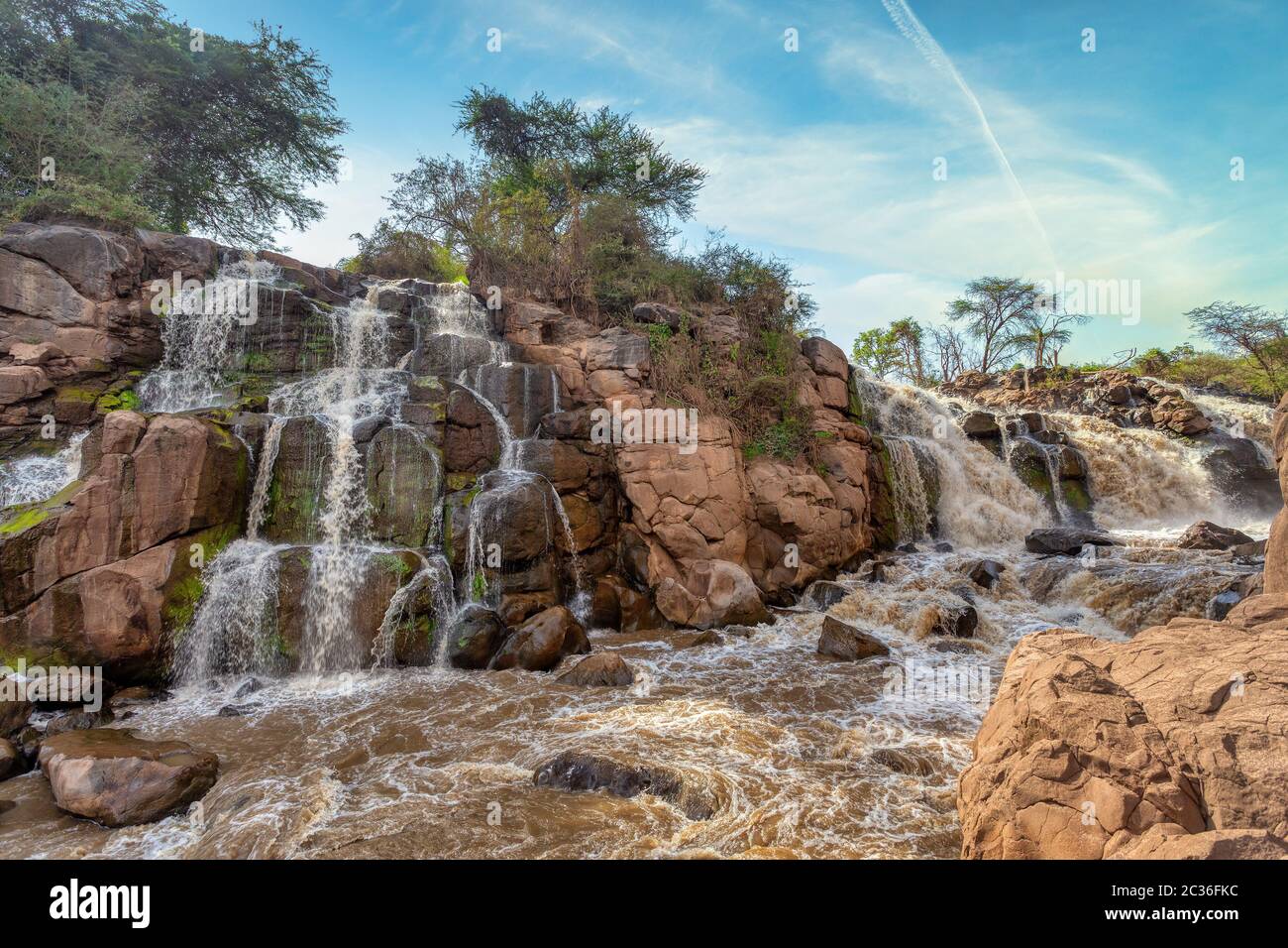 Small Waterfall In Awash National Park Waterfalls In Awash Wildlife Reserve In South Of small-waterfall-in-awash-national-park-waterfalls-in-awash-wildlife-reserve-in-south-of