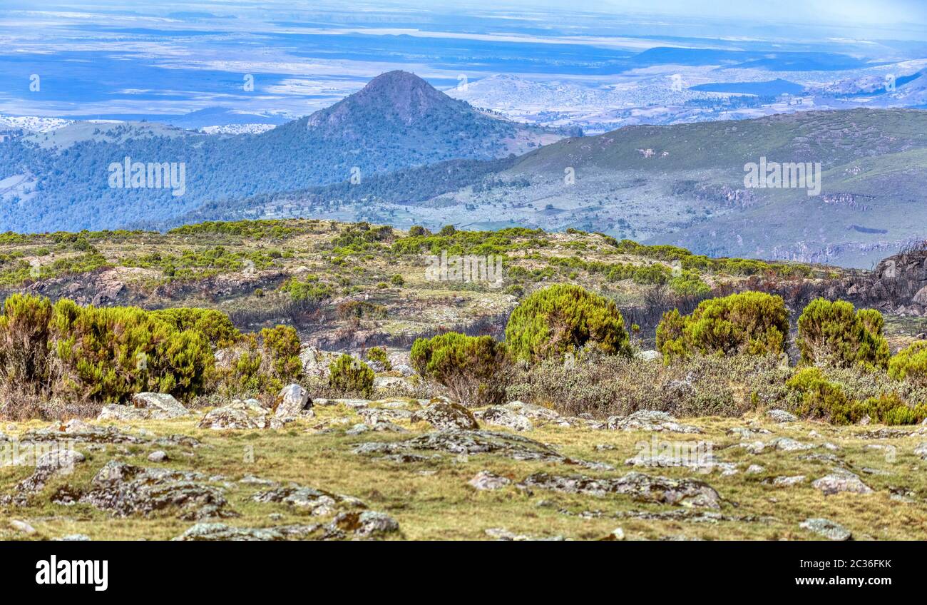 beautiful landscape, Ethiopian Bale Mountains National Park. Ethiopia ...