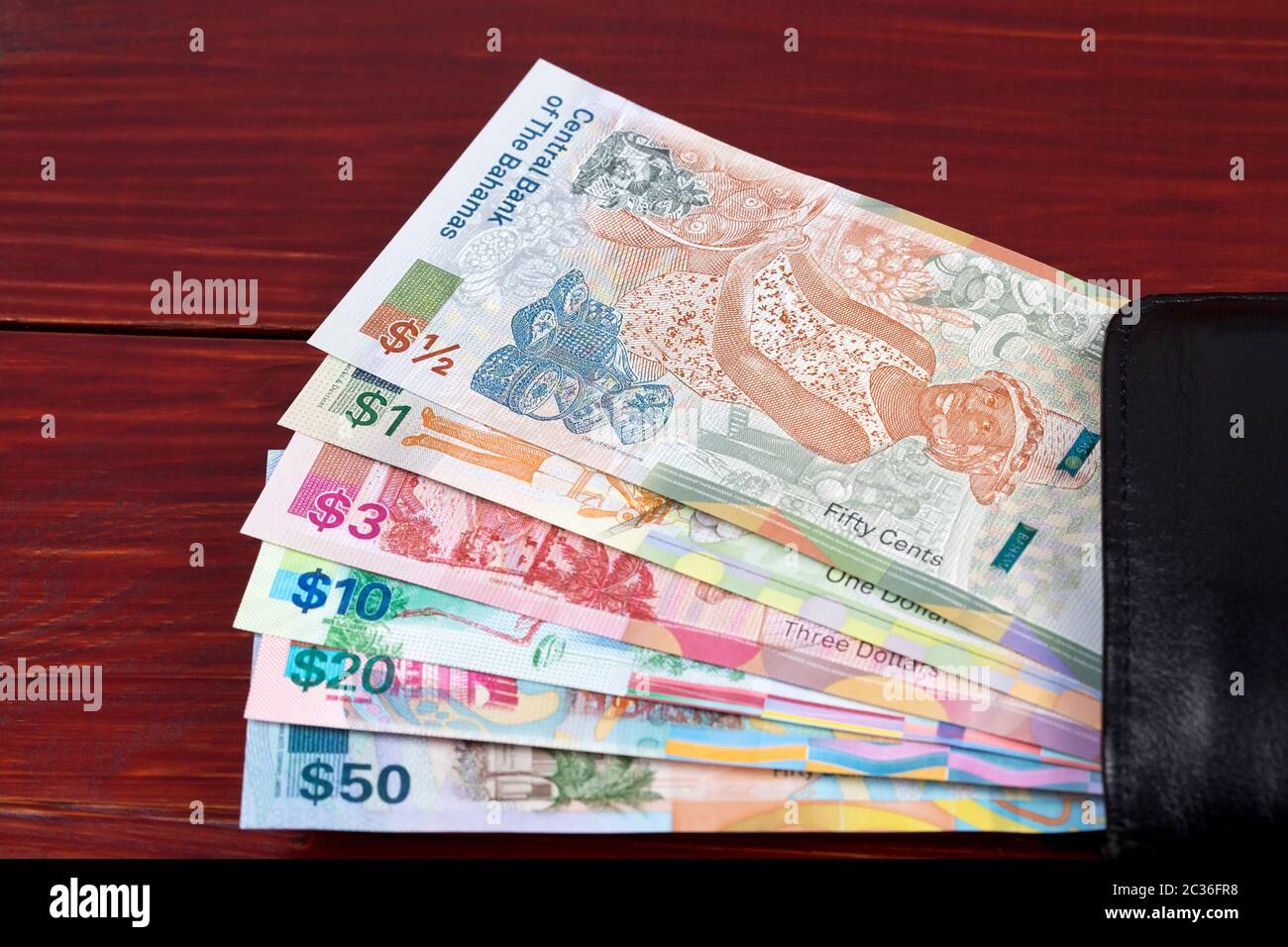 Bahamian dollar money currency hi-res stock photography and images - Alamy