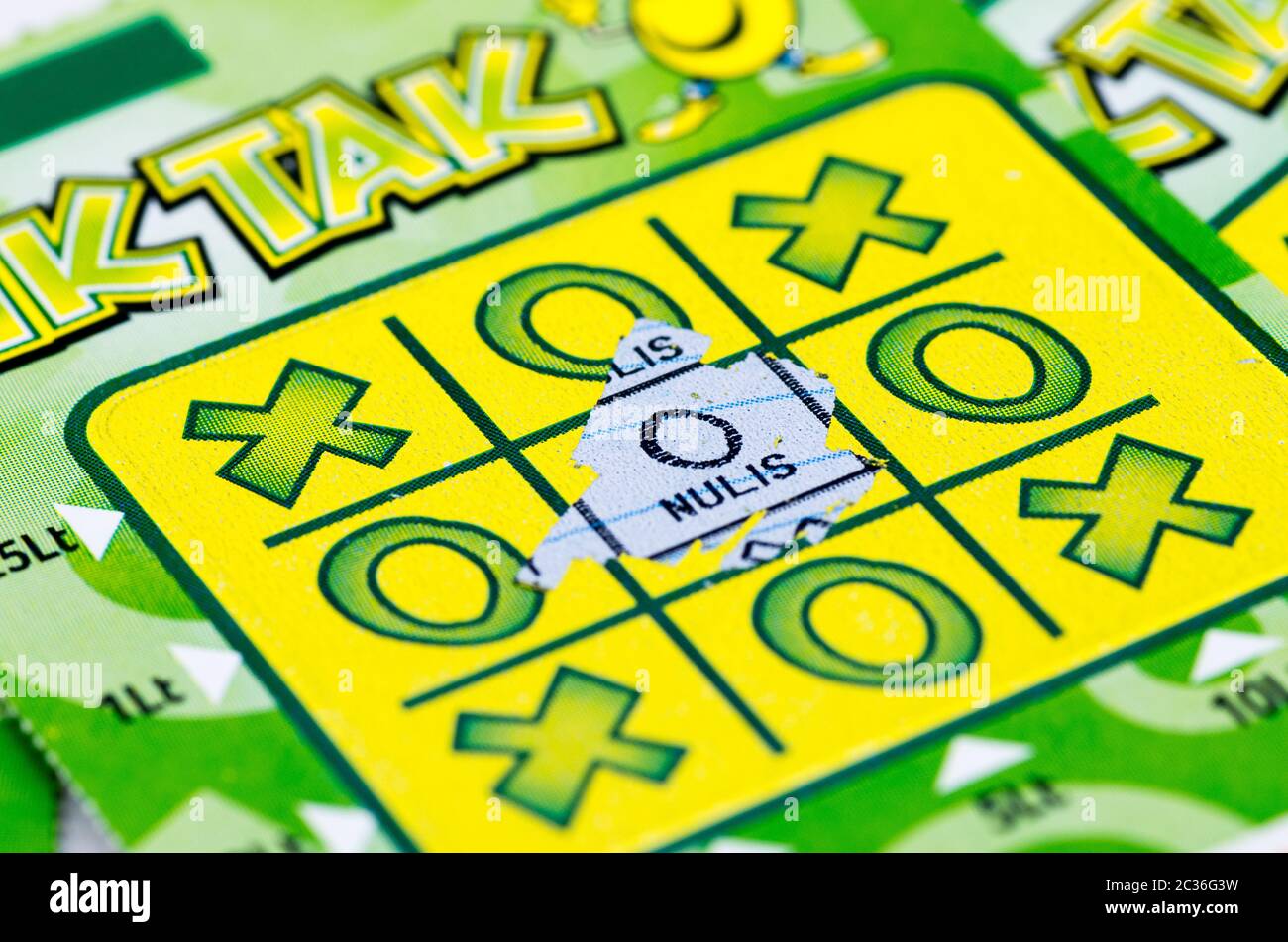Winning lottery scratch ticket hi-res stock photography and images - Alamy