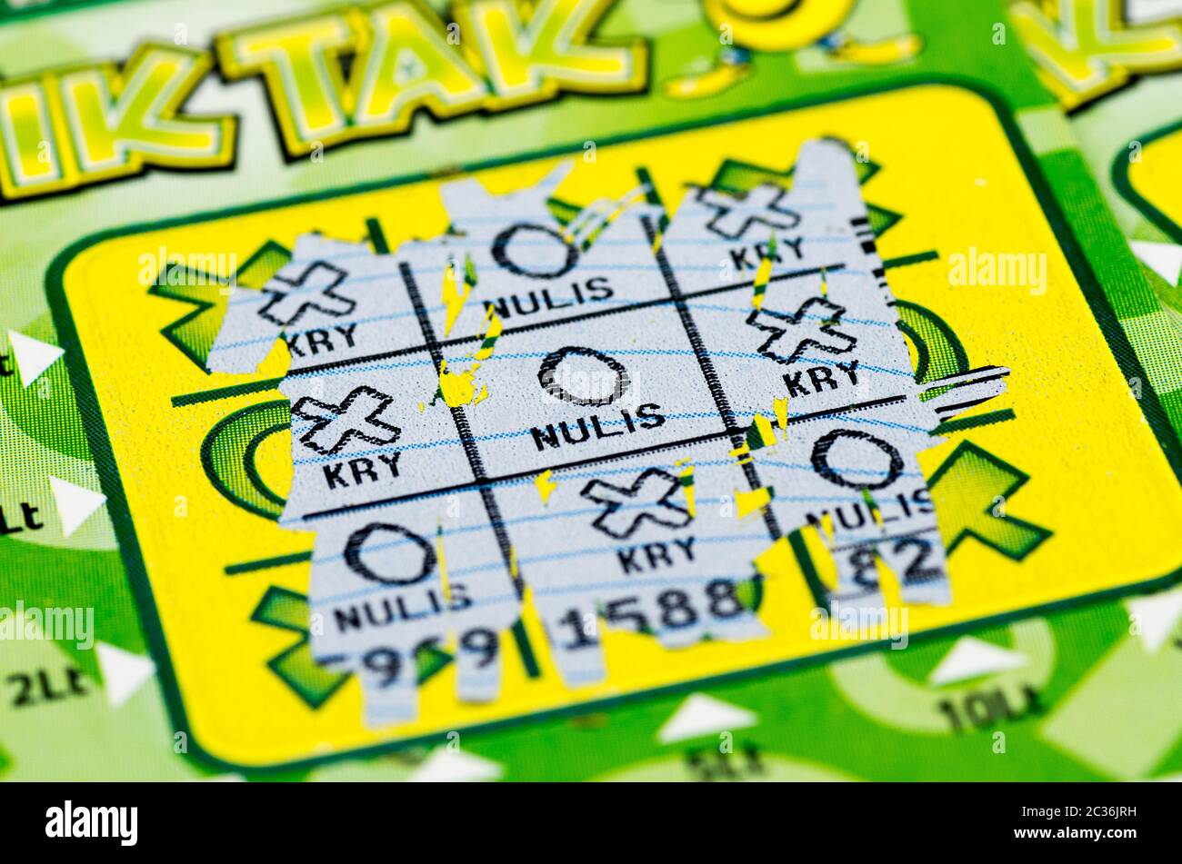 Winning lottery scratch ticket hi-res stock photography and images - Alamy