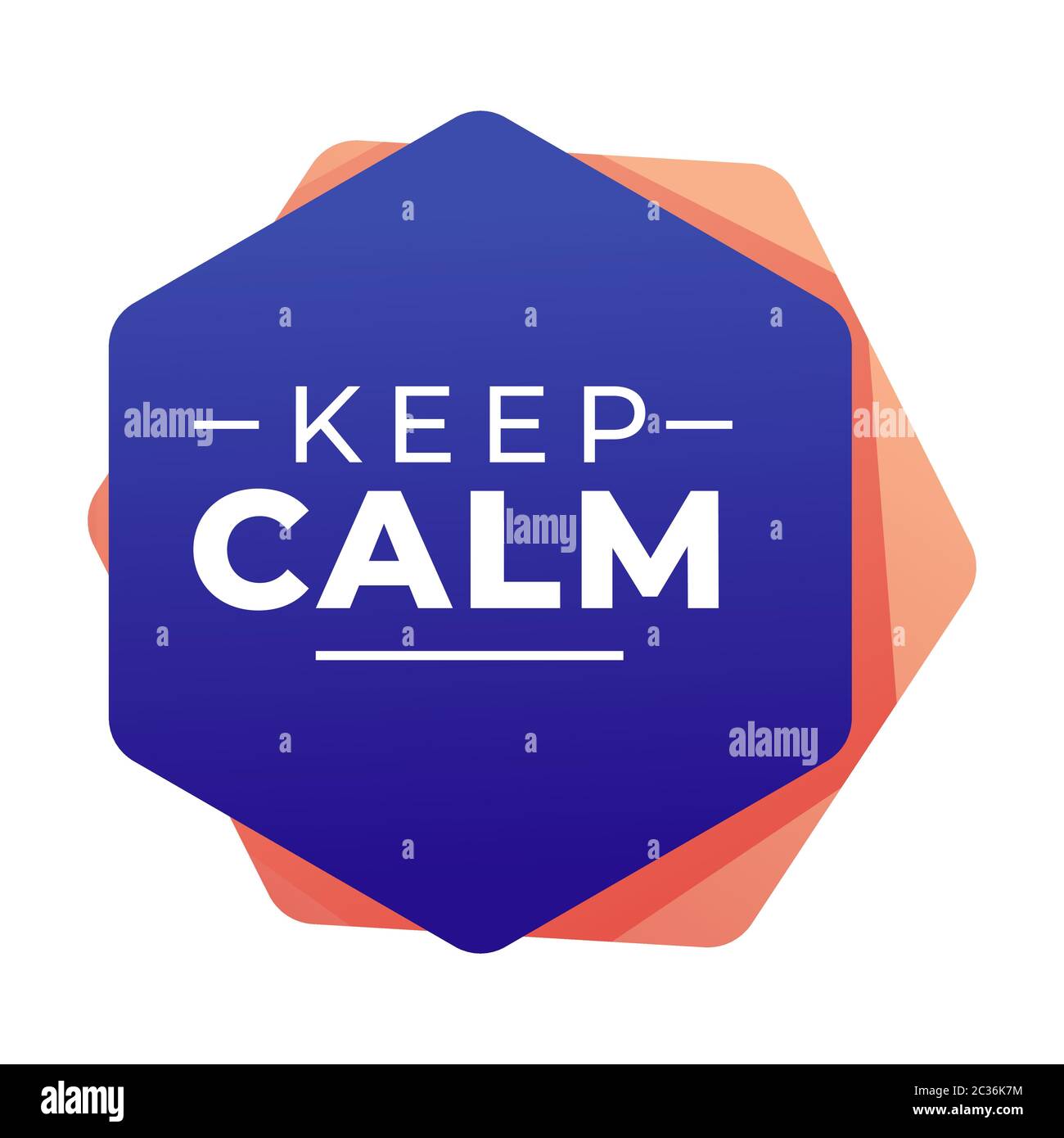 Keep calm banner with encouraging words positive thinking Stock Vector Image & Art - Alamy