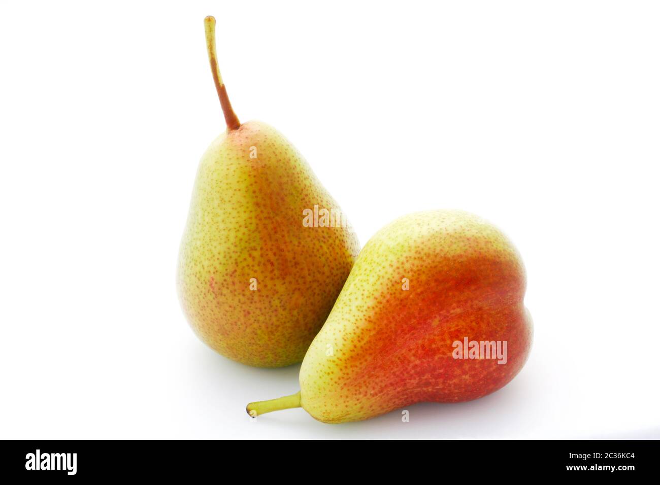Two Pears Isolated On White Stock Photo - Alamy