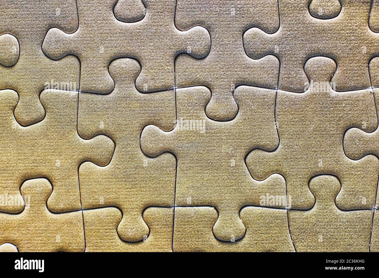 Jigsaw puzzle background, completed pattern Stock Photo - Alamy