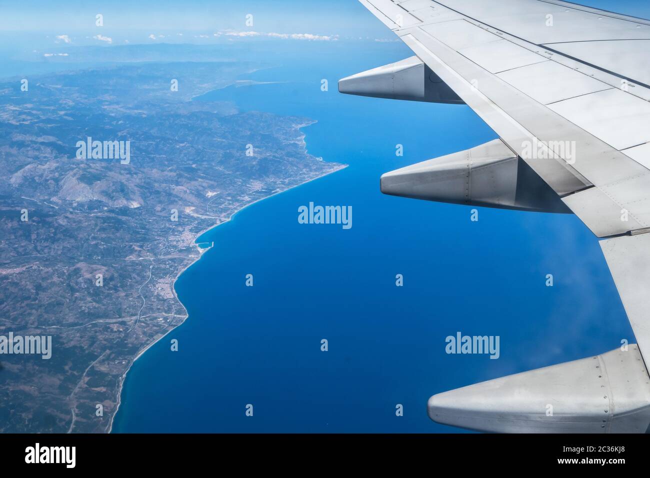 Top view of an airplane Stock Photo - Alamy
