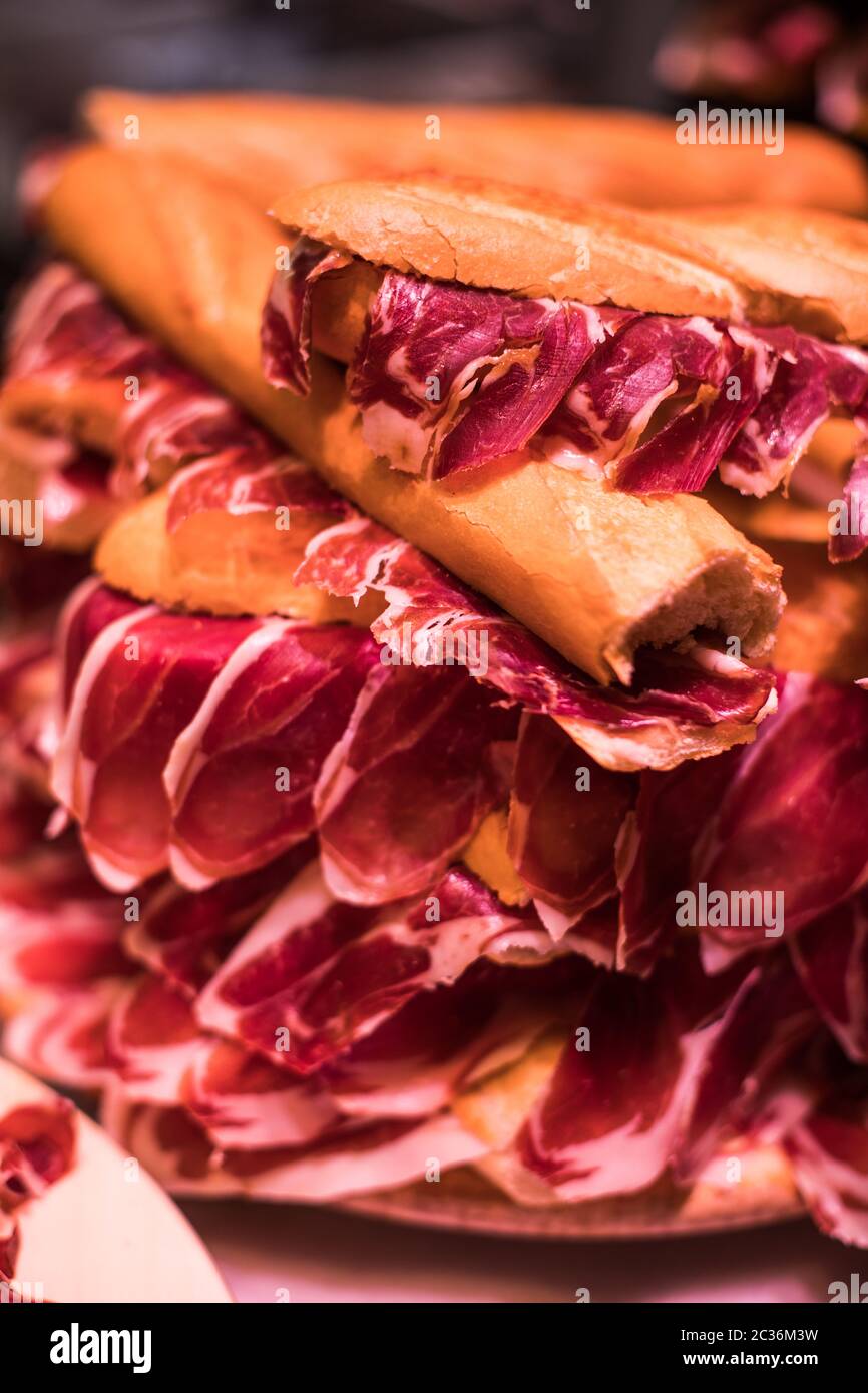 Iberico jamon sandwich hi-res stock photography and images - Alamy