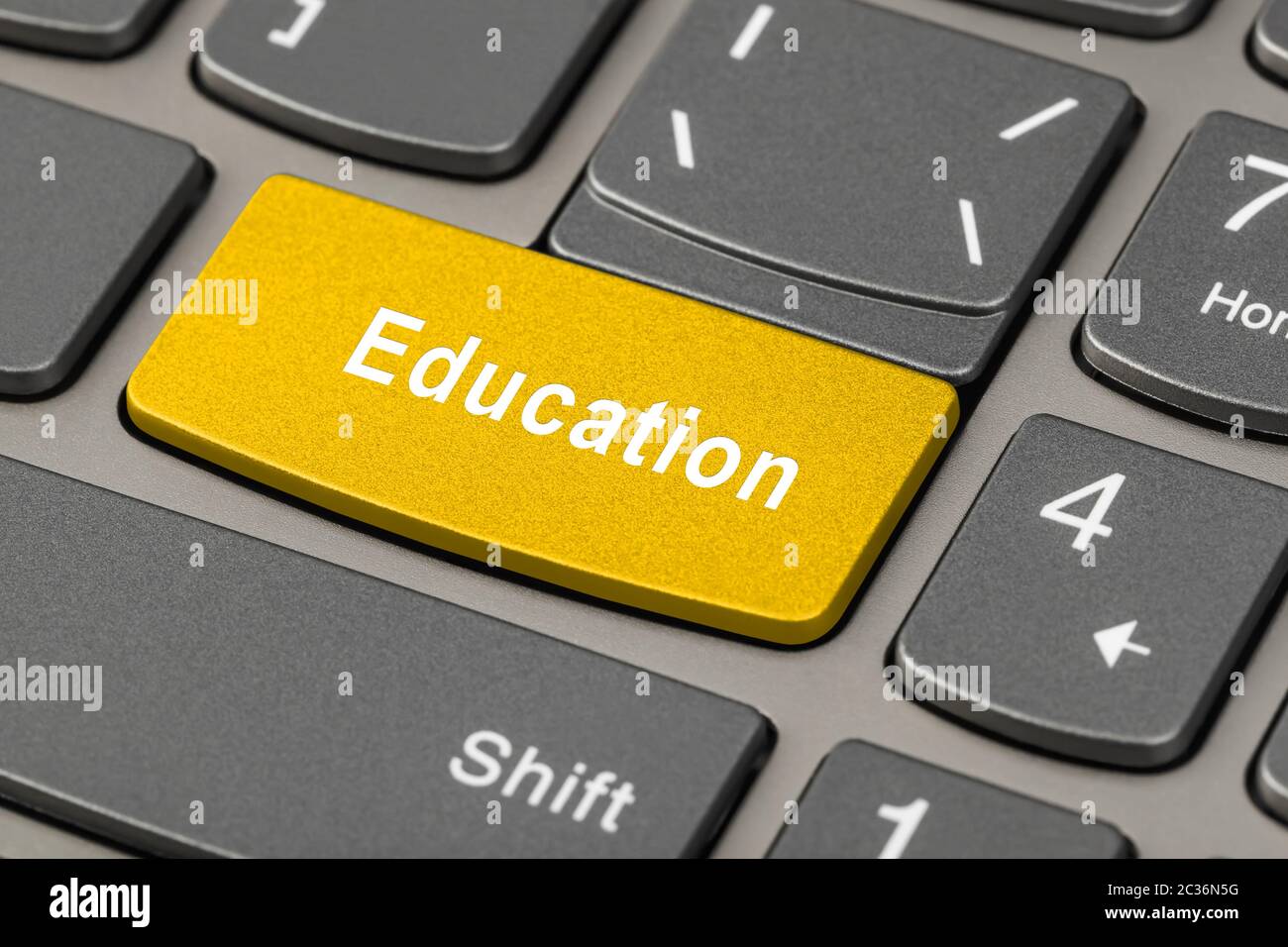Education keyboard hi-res stock photography and images - Alamy