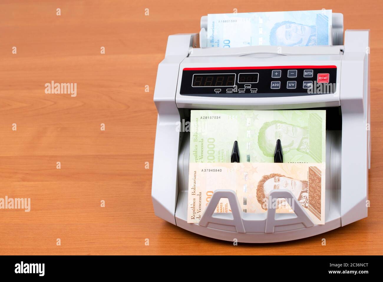 Venezuelan Bolivar - new series of banknotes Stock Photo - Alamy