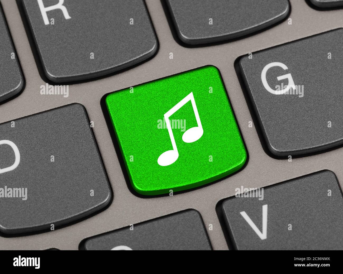 Music key and keyboard hi-res stock photography and images - Alamy