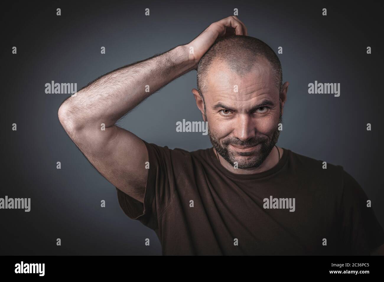 Scratch scratching head hair hi-res stock photography and images - Alamy