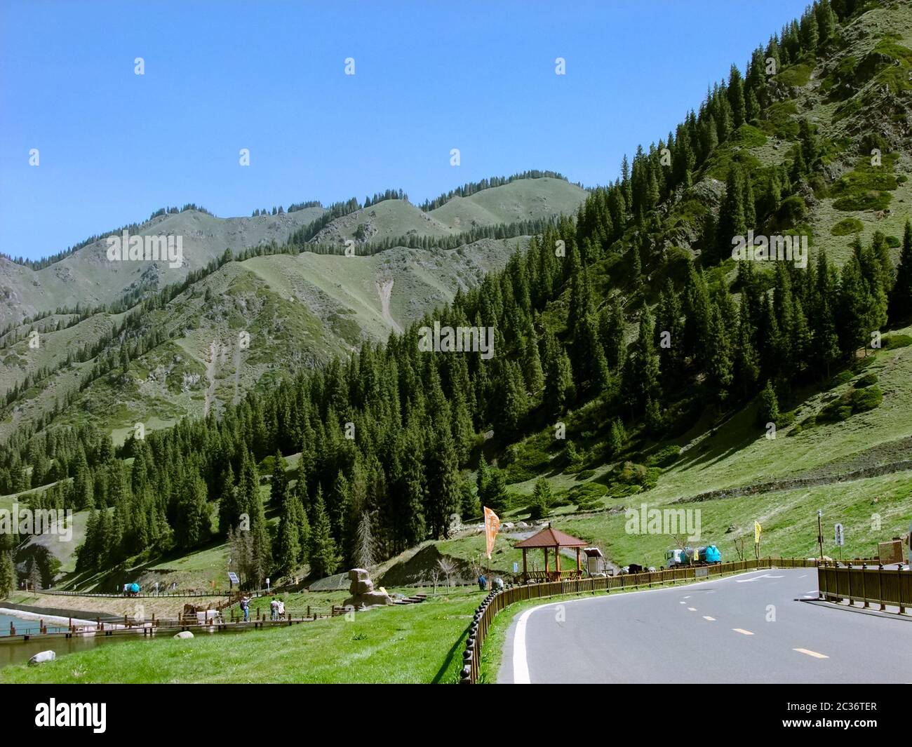 Nature scenery around the Dushanzi Grand Canyon in Xinjiang China Stock ...