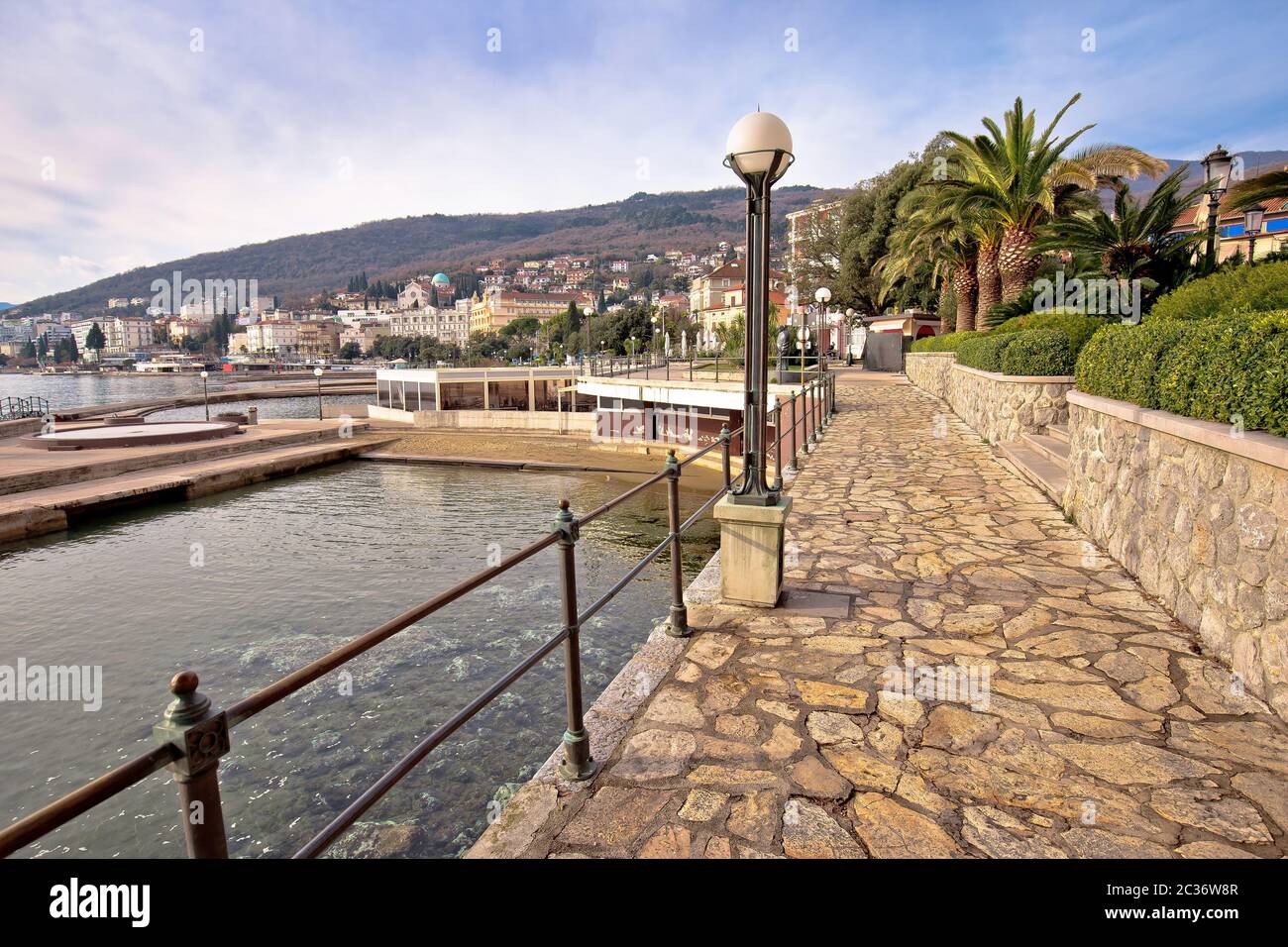 Seaside promenade lungomare opatija in hi-res stock photography and images - Alamy