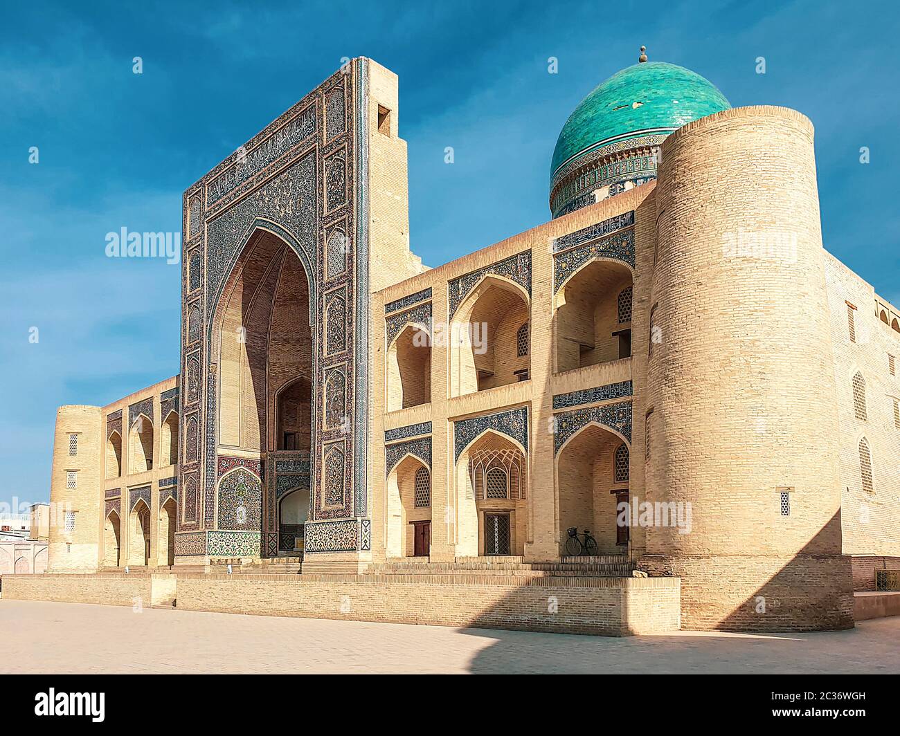Central Asia. Uzbekistan, Bukhara city Ancient architecture Stock Photo ...