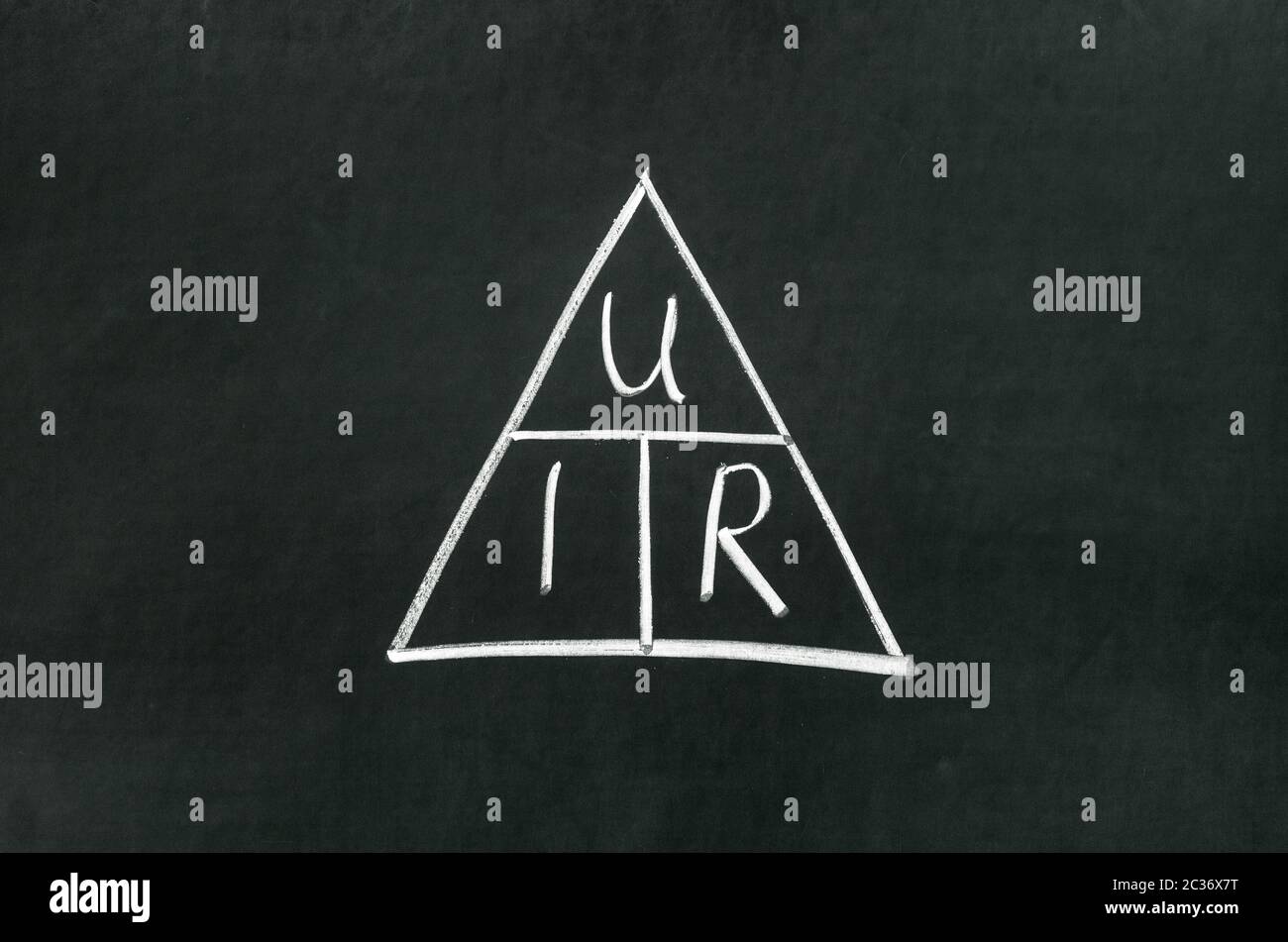 Ohm's law triangle hi-res stock photography and images - Alamy