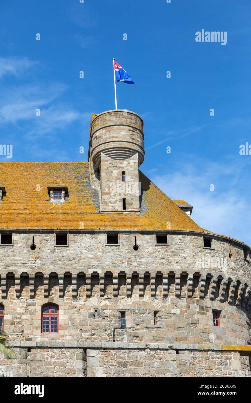 The castle of Duchess Anne of Brittany in the walled city houses the ...