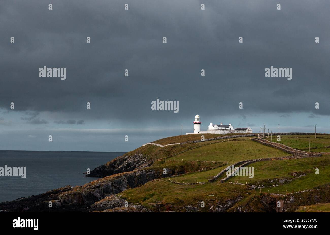 Galley Head, Cork, Ireland. 19th June, 2020.Early morning light ...