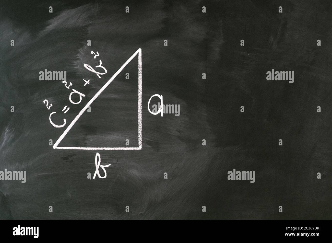 Pythagoras theorem blackboard hi-res stock photography and images - Alamy