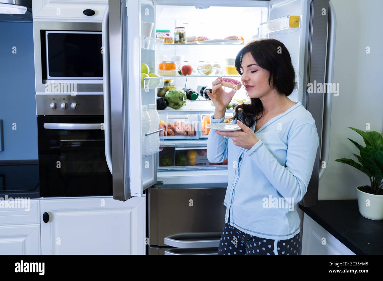Unhealthy food fridge hi-res stock photography and images - Alamy