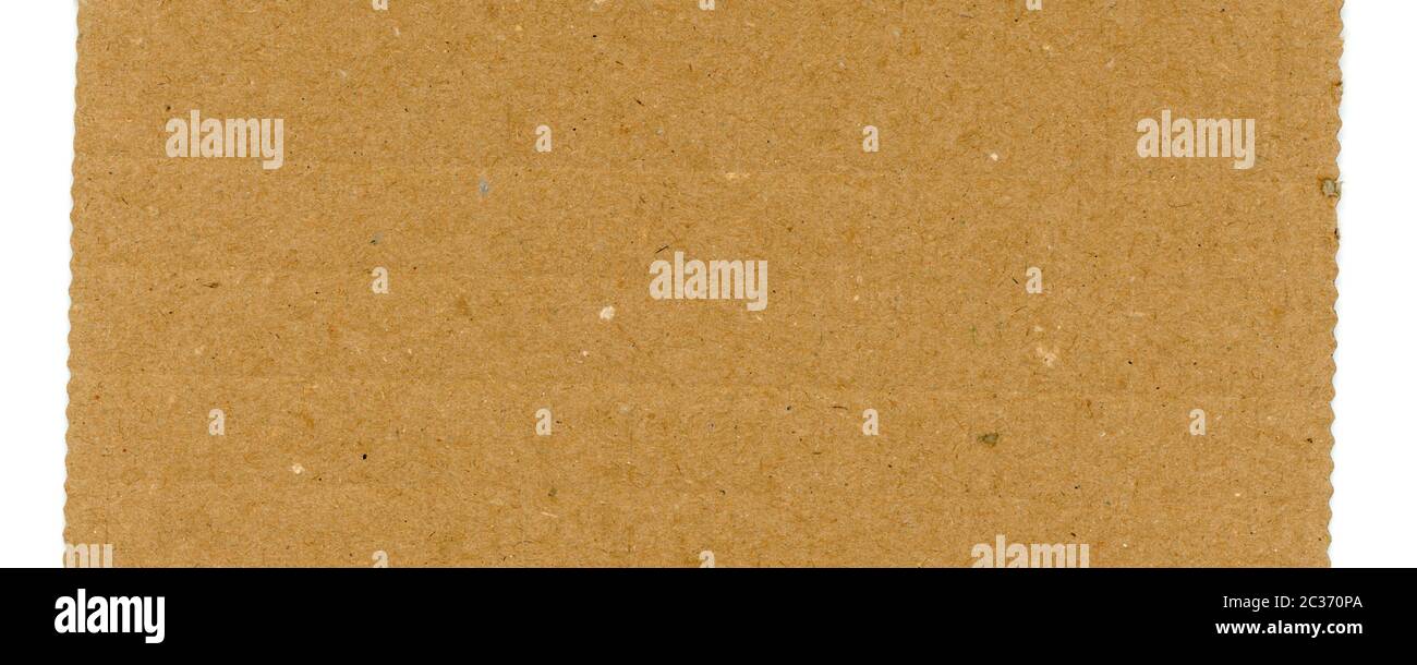 wide brown grunge corrugated cardboard texture useful as a background ...