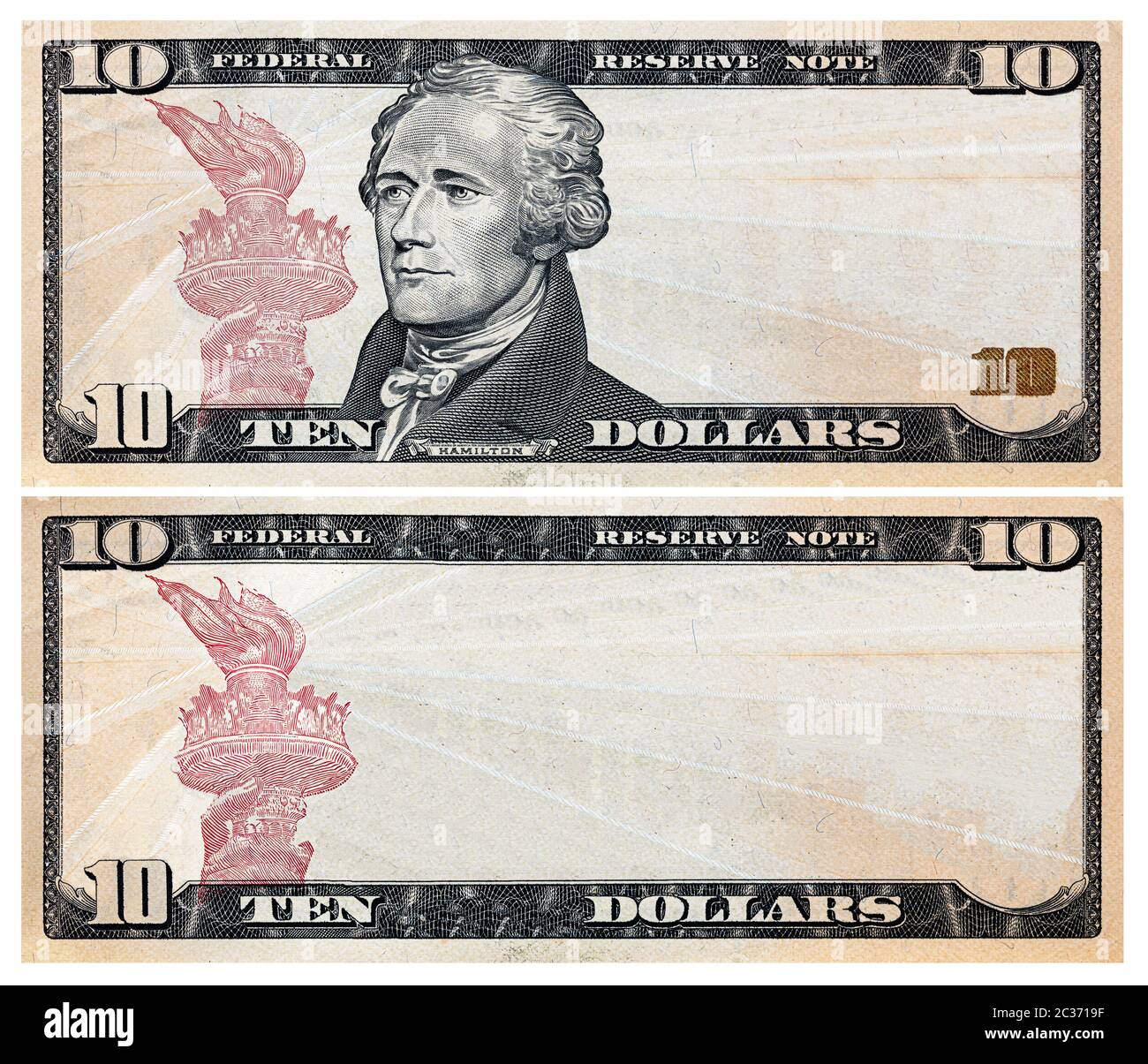 Ten dollar bill hi-res stock photography and images - Alamy