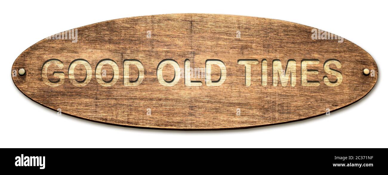 Good old times Cut Out Stock Images & Pictures - Alamy