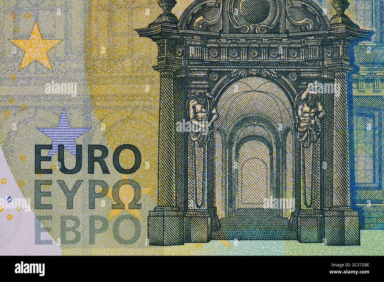 closeup of 100 euro banknote Stock Photo - Alamy