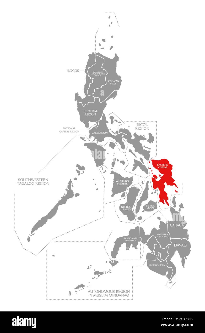 Visayas map hi-res stock photography and images - Alamy
