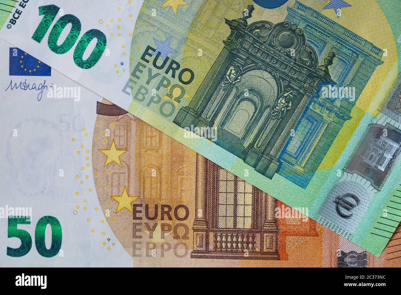 50 euro note hologram euro hi-res stock photography and images - Alamy