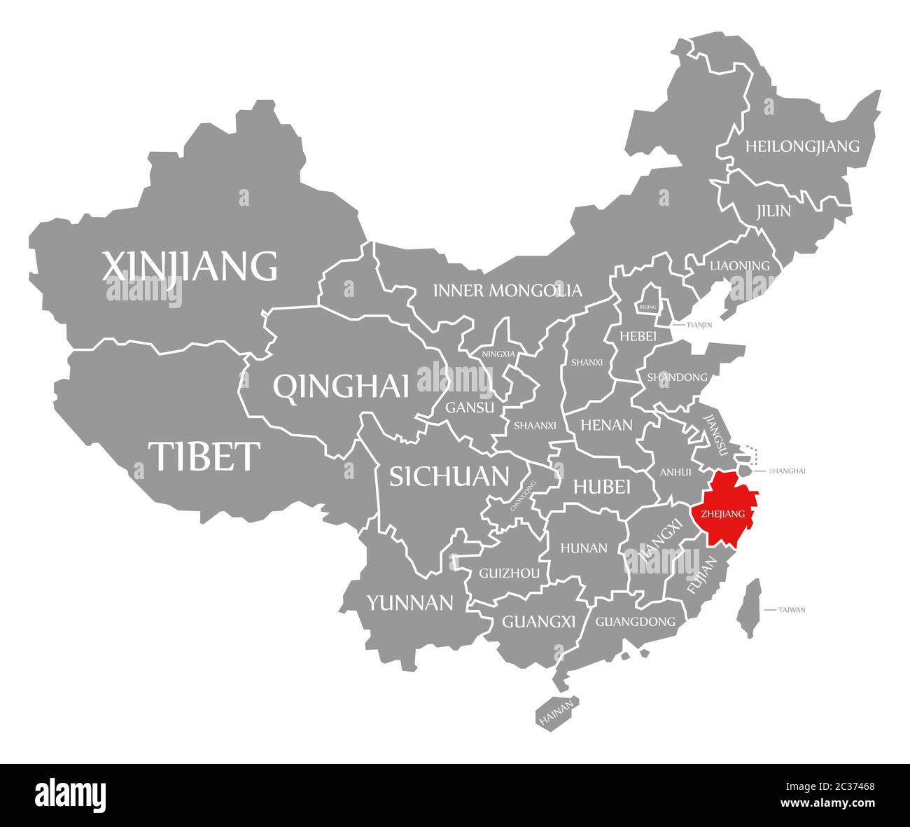 Zhejiang province china Cut Out Stock Images & Pictures - Alamy