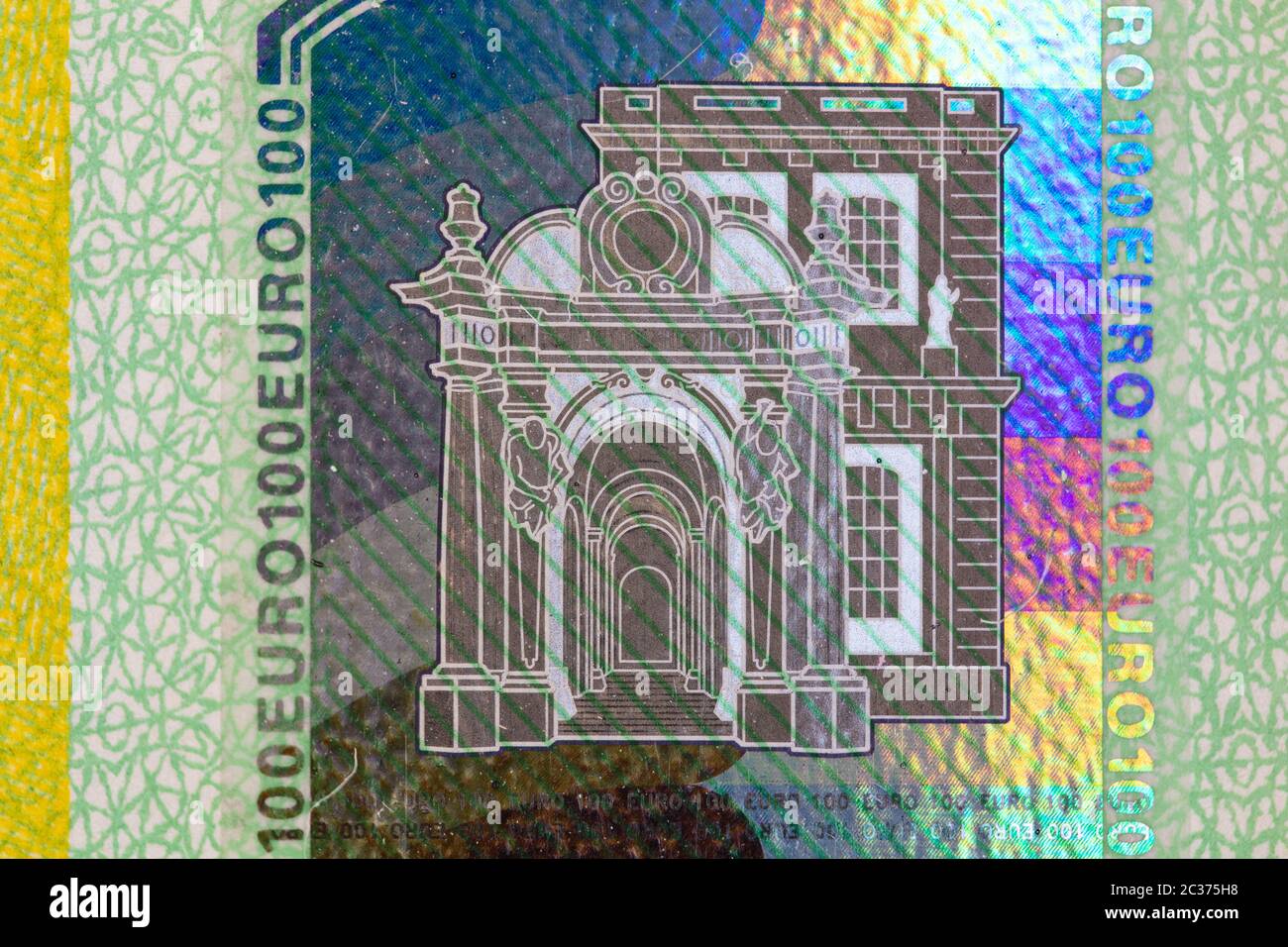 closeup of 100 euro banknote Stock Photo - Alamy