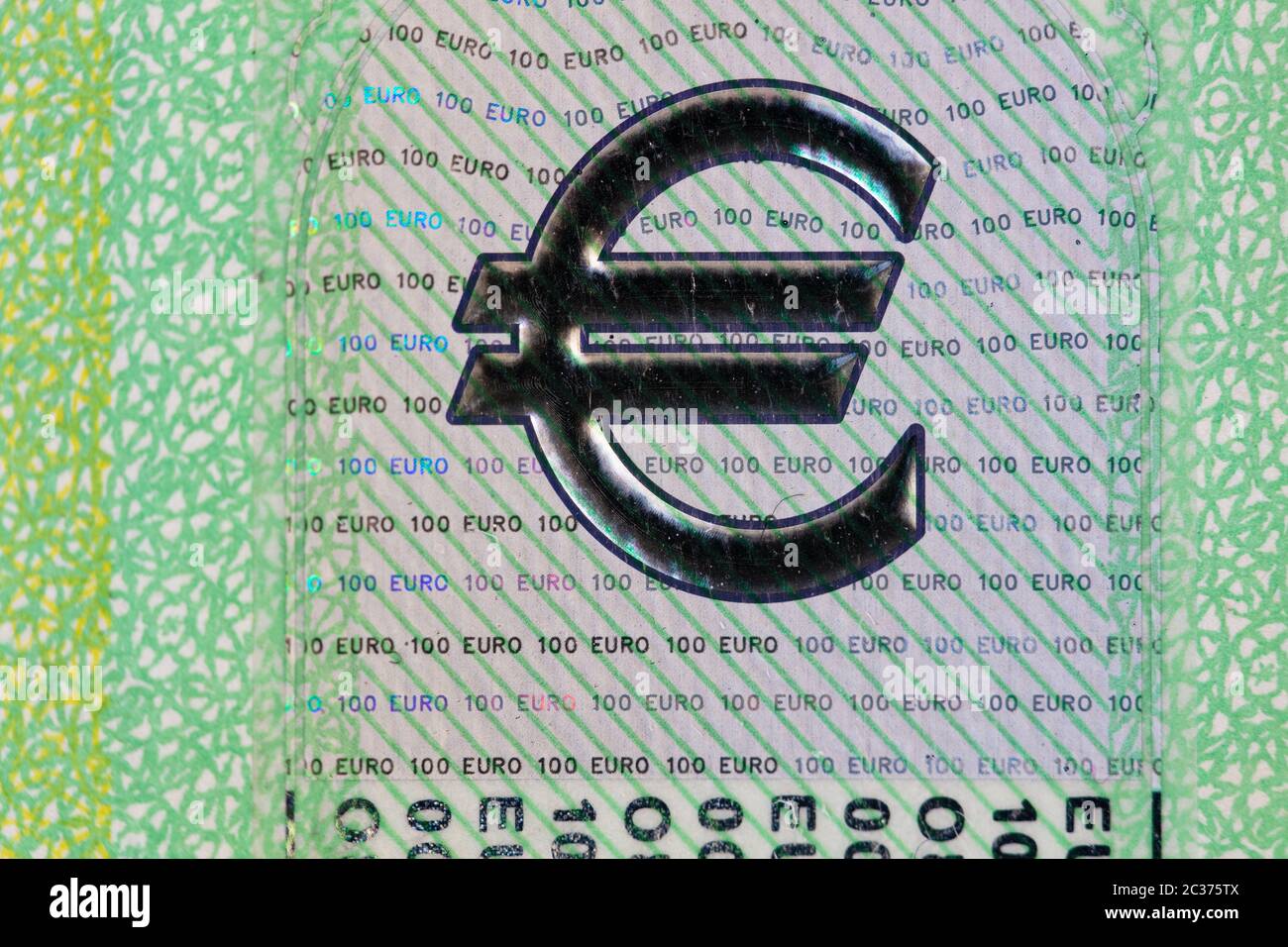 closeup of 100 euro banknote Stock Photo - Alamy