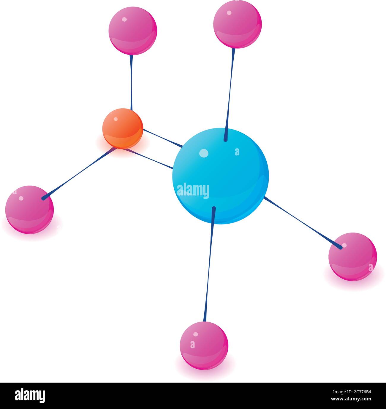 Electrons molecule icon, isometric style Stock Vector Image & Art - Alamy
