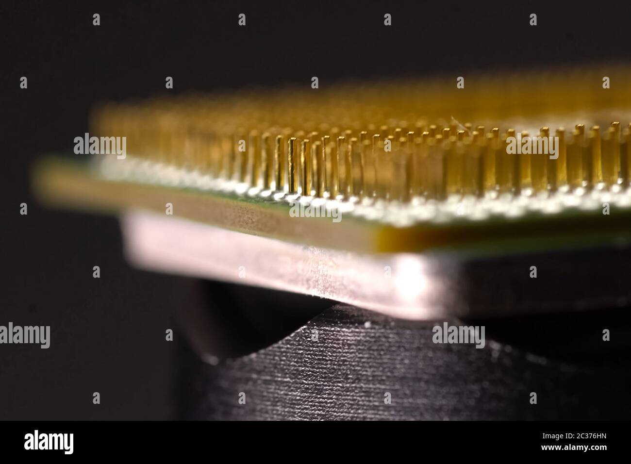 Contacts on the surface of the central processor. Elements of ...
