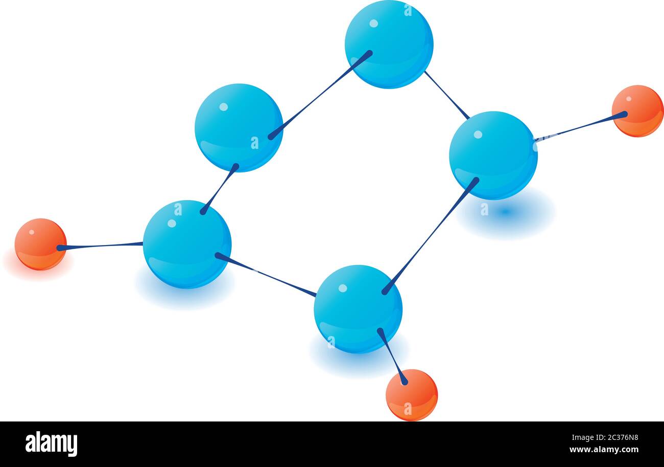 Chemical model icon, isometric style Stock Vector Image & Art - Alamy