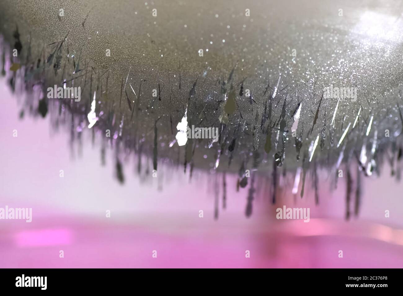 Crystals of iodine, iodine in a metal form Stock Photo - Alamy