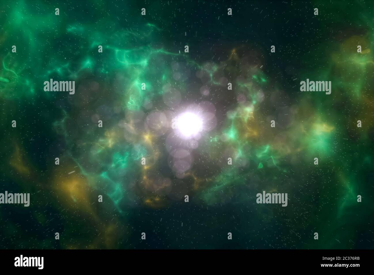 Abstraction, supernova explosion, colorful clouds and stars Stock Photo ...