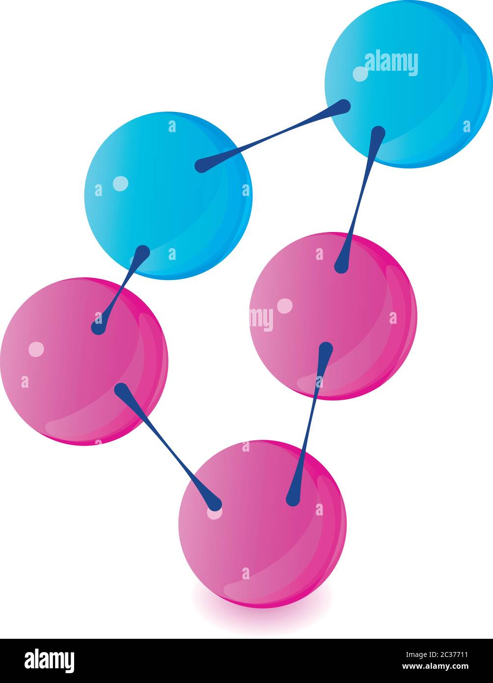 Covalent substance Stock Vector Images - Alamy