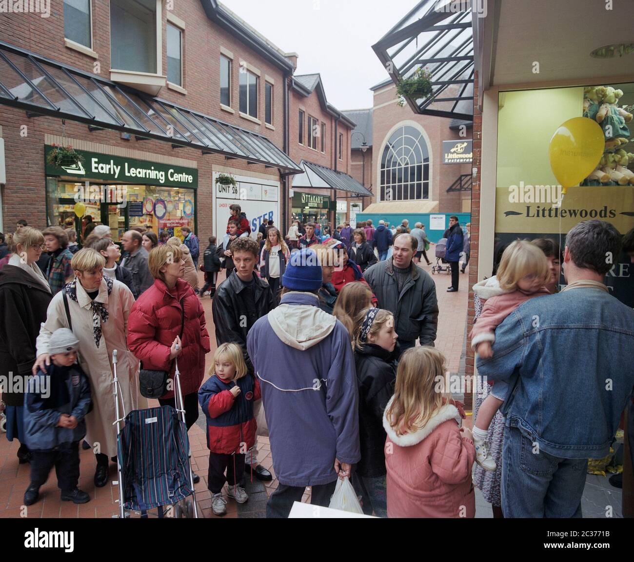 1996, The opening of Portland Walk Shopping Centre, Barrow in Furness ...