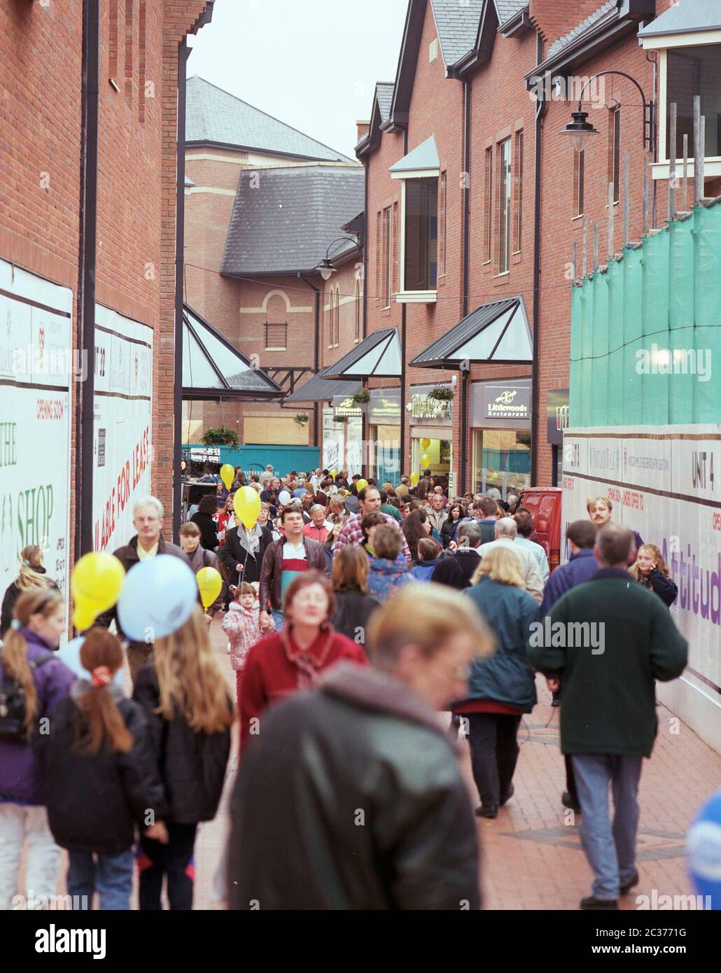 1996, The opening of Portland Walk Shopping Centre, Barrow in Furness ...