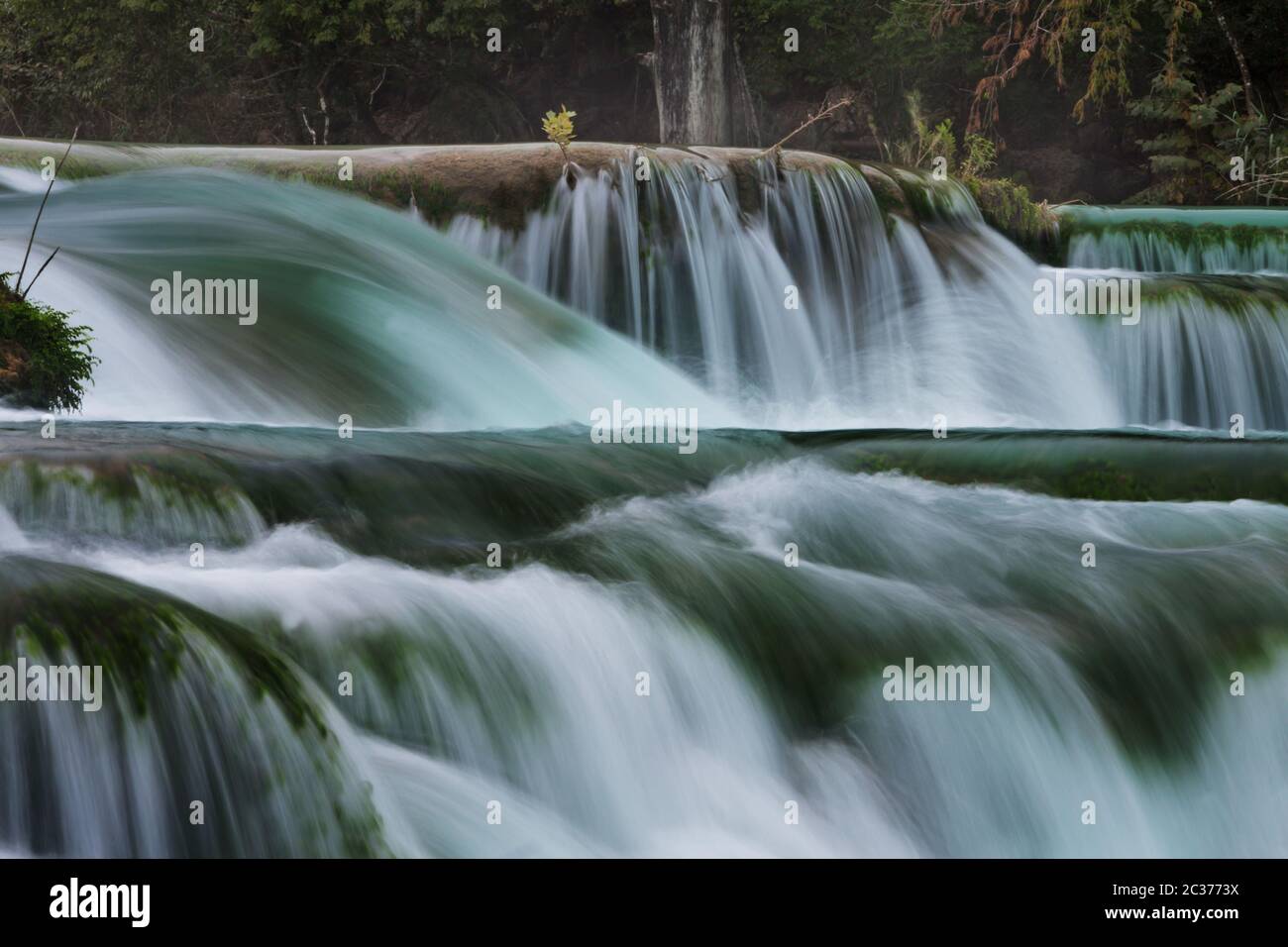 Waterfall in Mexico Stock Photo - Alamy