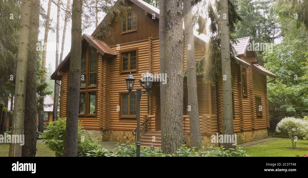 Constructed from wooden log hi-res stock photography and images - Alamy