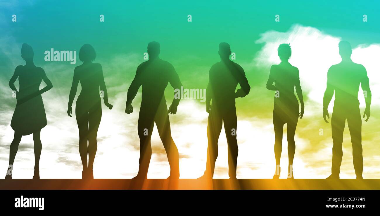 Business Teamwork and People Concept with Confident Pose Stock Photo ...