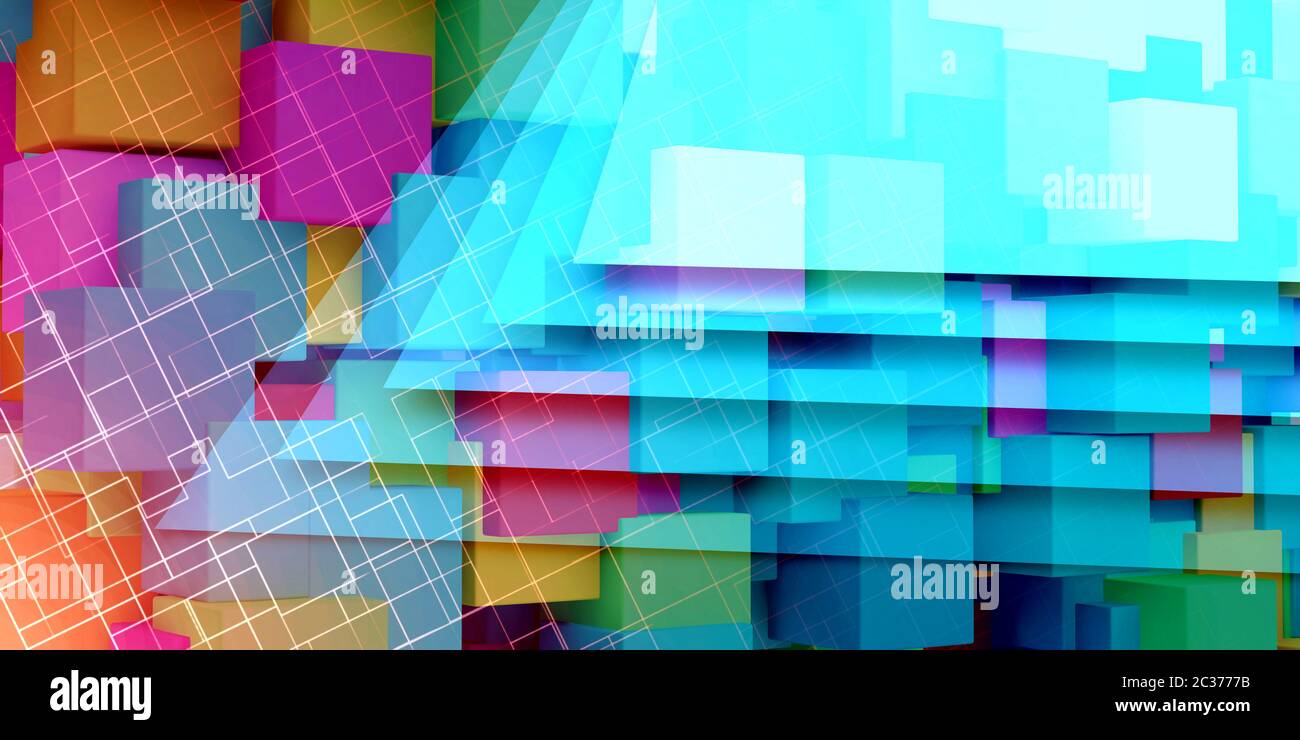 Futuristic Abstract as a Robotic Concept Art Stock Photo - Alamy