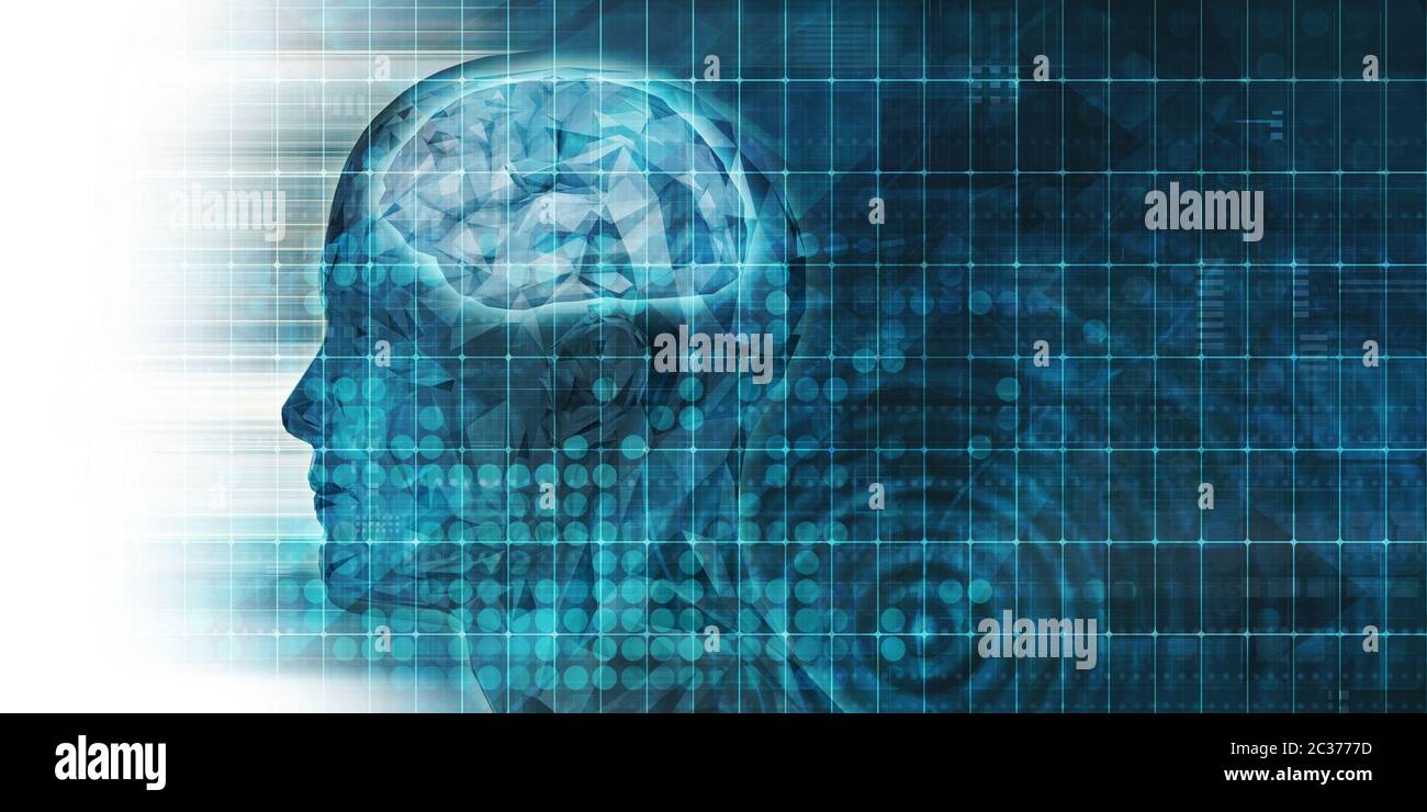 Neural Network Science Engineering Technology as Concept Stock Photo ...