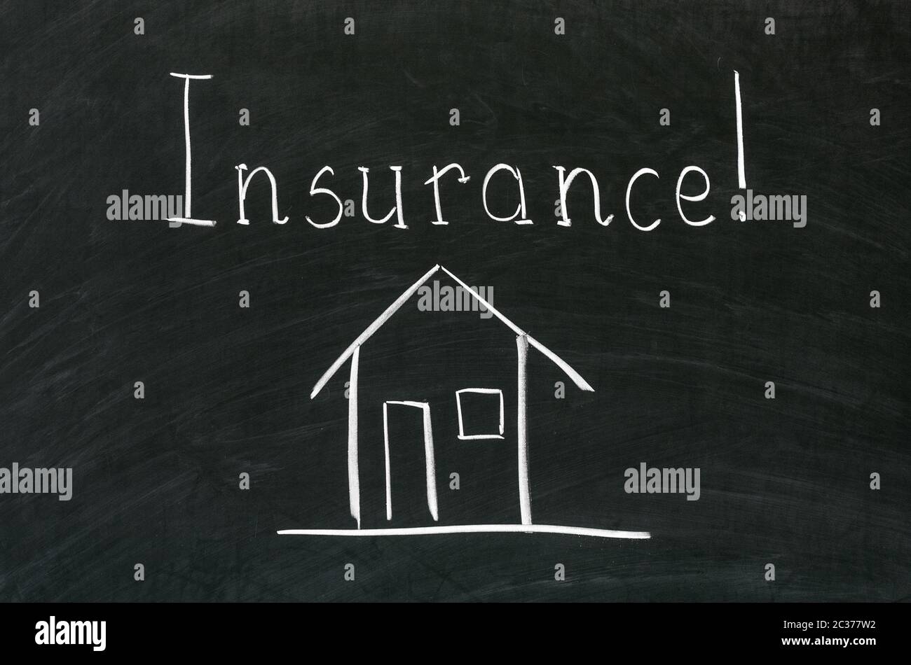 Insurance word handwritten with white chalk on a blackboard Stock Photo ...