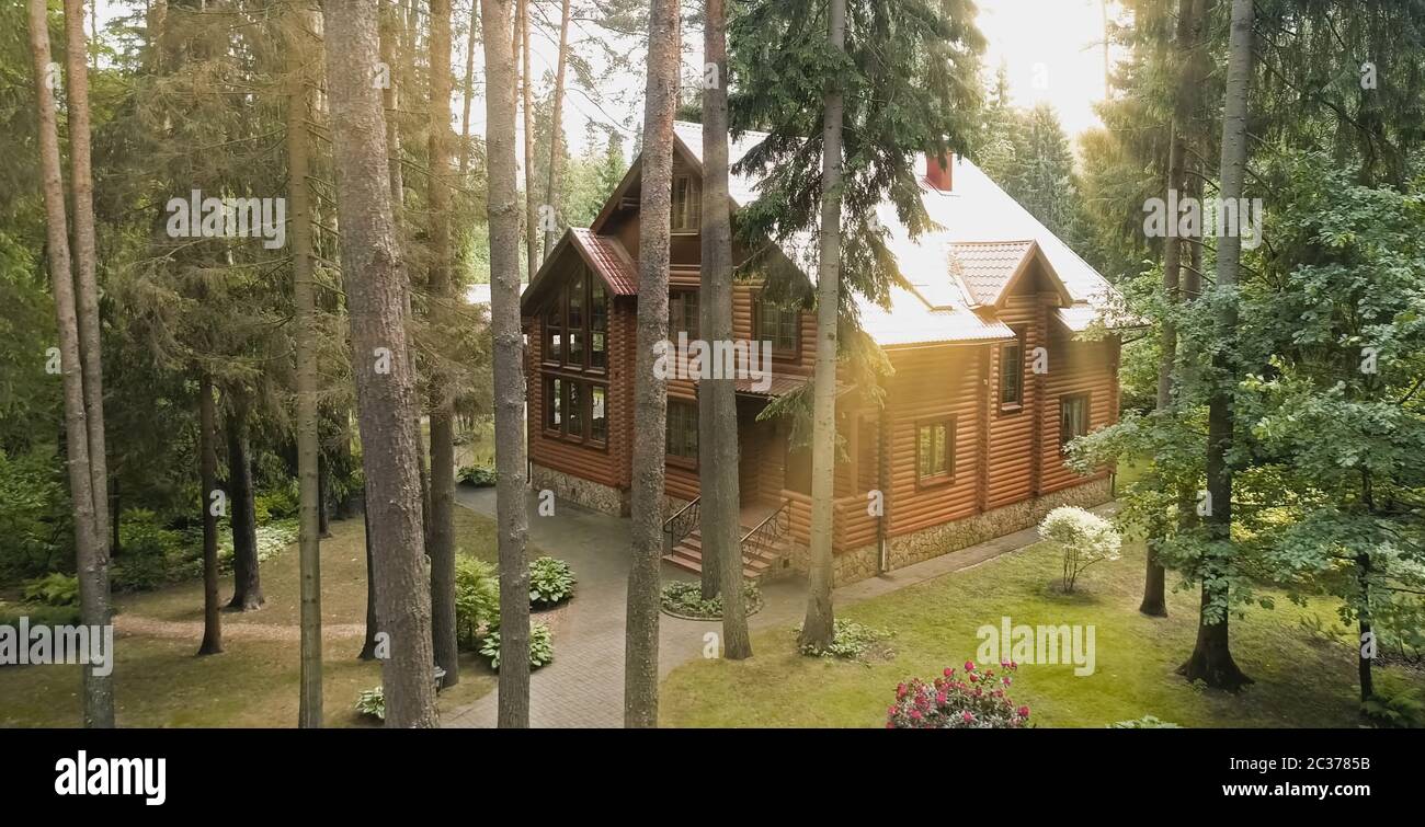 Constructed from wooden log hi-res stock photography and images - Alamy