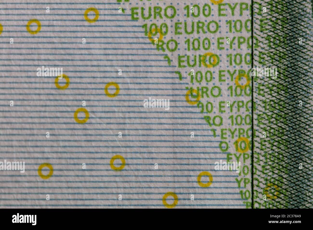 closeup of 100 euro banknote Stock Photo - Alamy