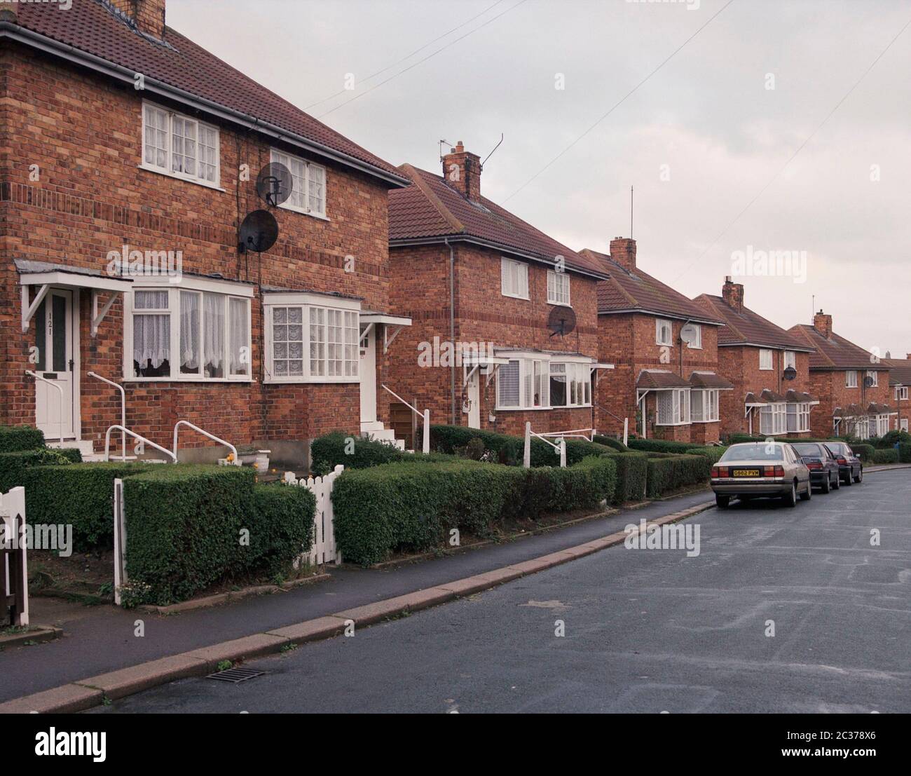 1996, Local authority Housing At Whitby, north Yorkshire, east coast ...