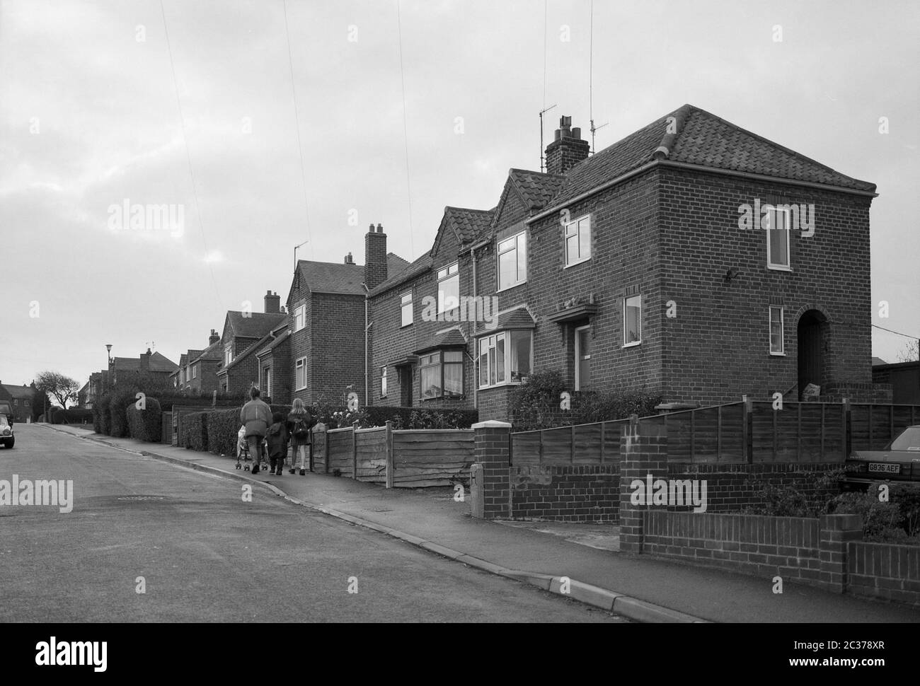 1996, Local authority Housing At Whitby, north Yorkshire, east coast ...